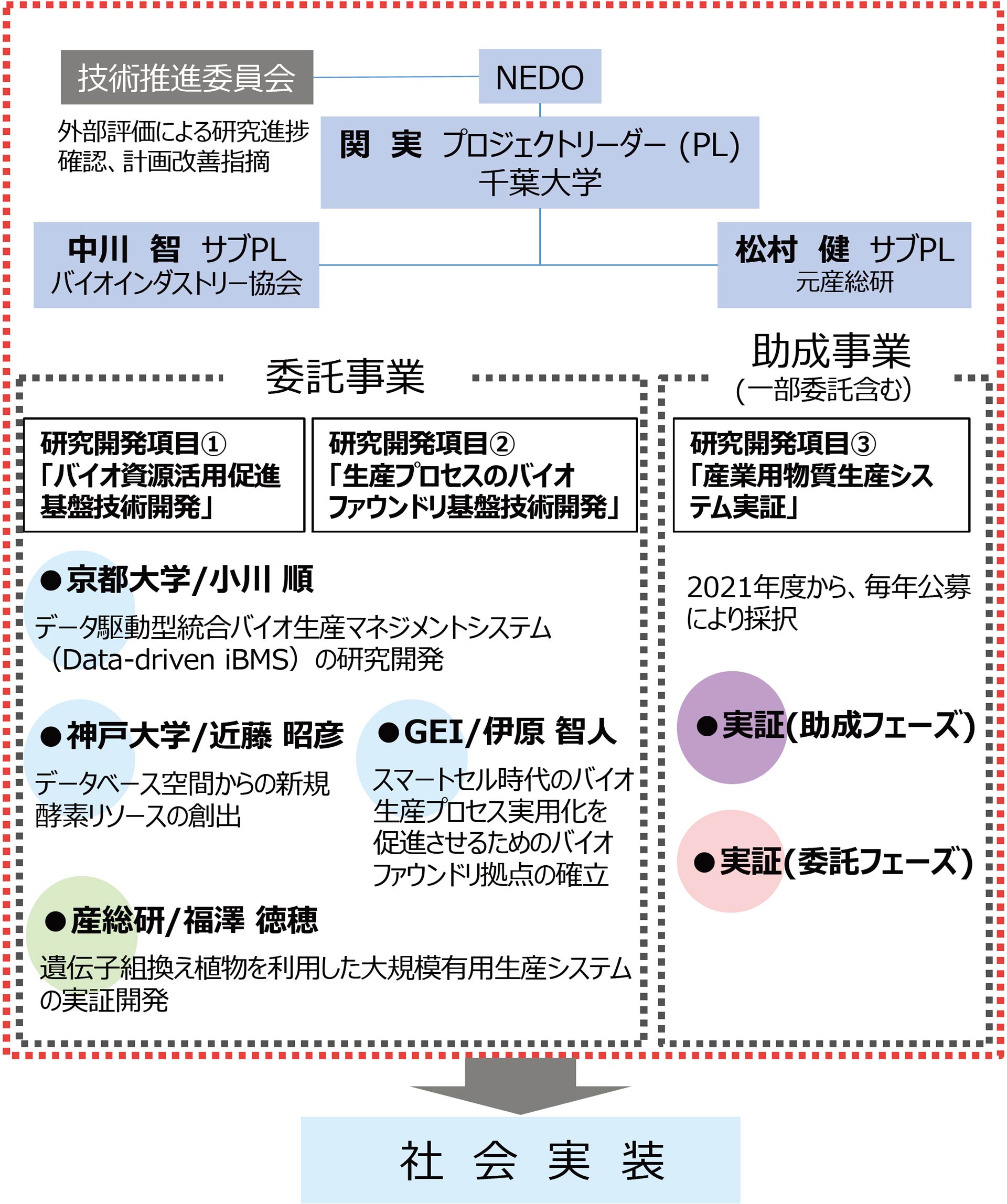 カーボンリサイクル実現を加速するバイオ由来製品生産技術の開発